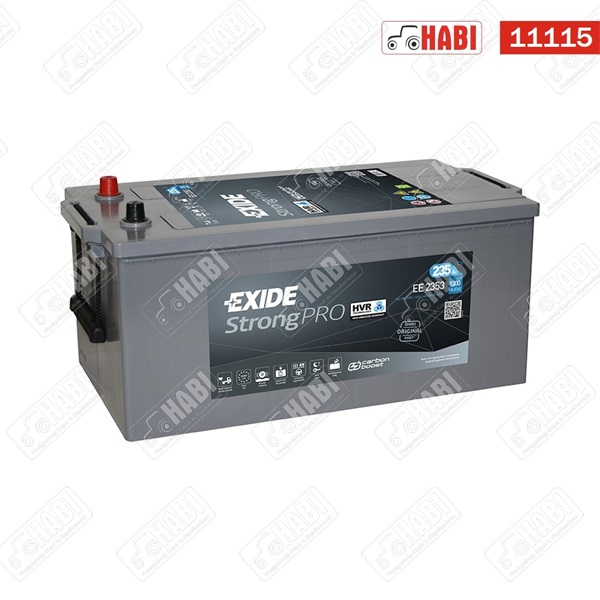 Akkumulátor 12V 235Ah 1150A bal+ EXIDE StrongPRO - Mezőgazdasági Gépek ...