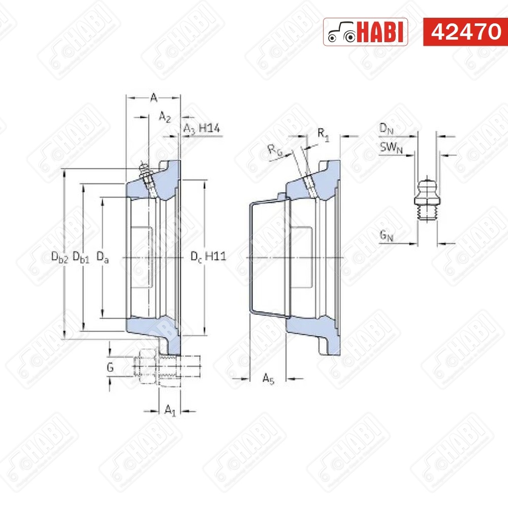 Csapágyház SKF - Mezőgazdasági Gépek és Gépalkatrészek